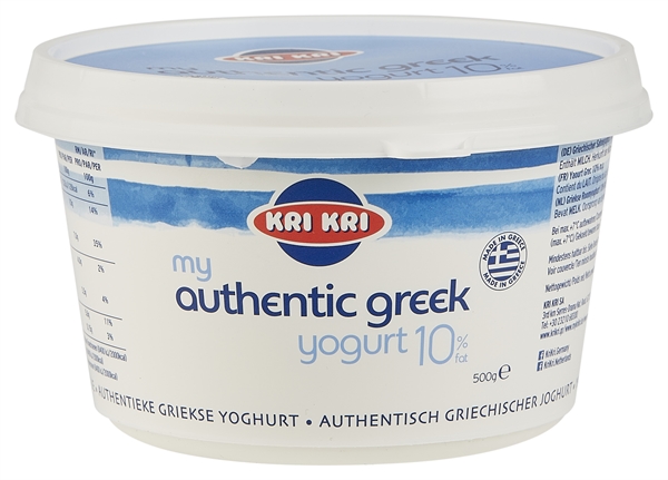 KRI KRI MY AUTHENTIC GREEK YOGHURT 10% FAT: test, prijzen en kenmerken