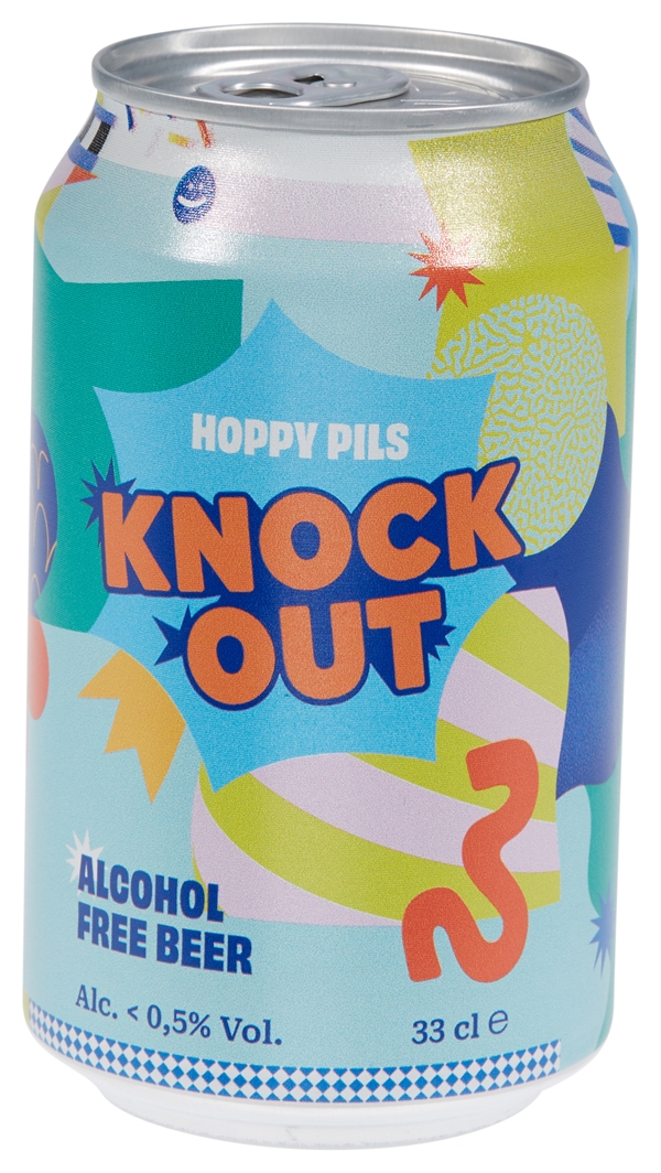 KNOCK OUT Hoppy pils Alcoholarm bier test en review - Testaankoop gezond