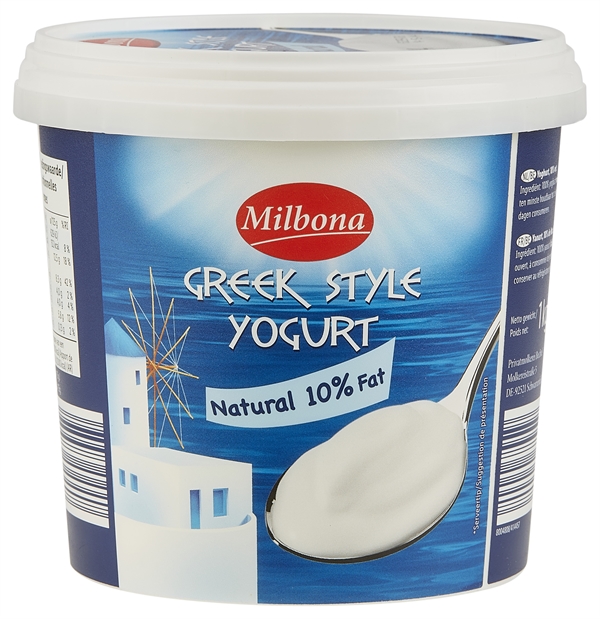 MILBONA (LIDL) GREEK STYLE NATURAL 10% FAT: test, prijzen en kenmerken