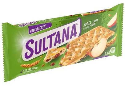 SULTANA Fruitbiscuit Appel smaak gezondheidsscore - Testaankoop gezond