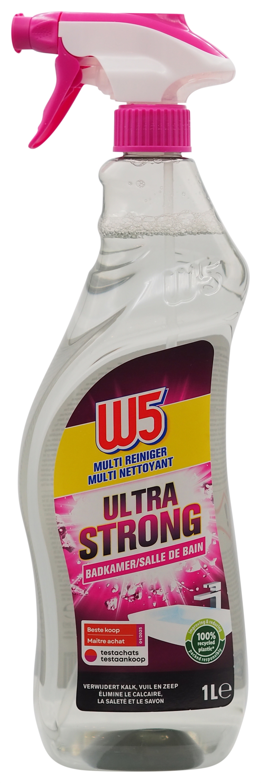 W5 (LIDL) Multi reiniger badkamer ultra strong test en review - Testaankoop