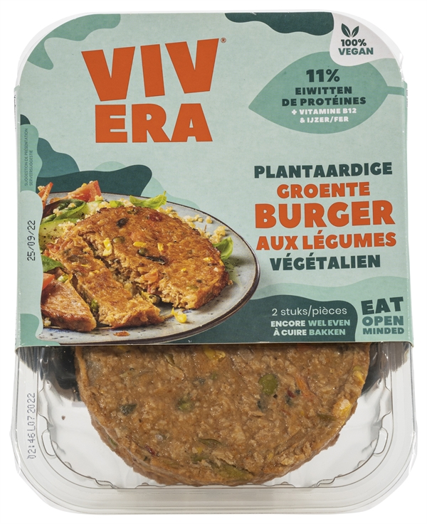 VIVERA PLANTAARDIGE GROENTE BURGER test en review - Testaankoop gezond