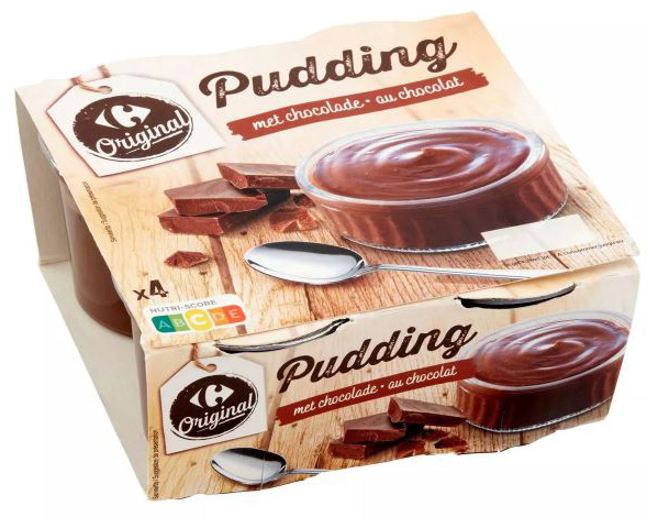 CARREFOUR ORIGINAL Original Pudding Met Chocolade gezondheidsscore ...