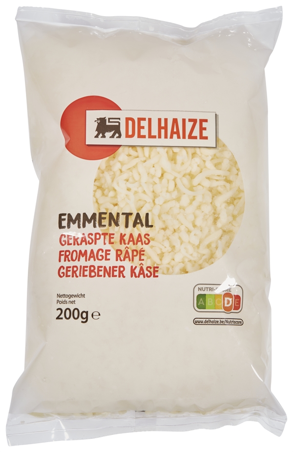 DELHAIZE EMMENTAL GERASPTE KAAS test en review - Testaankoop gezond