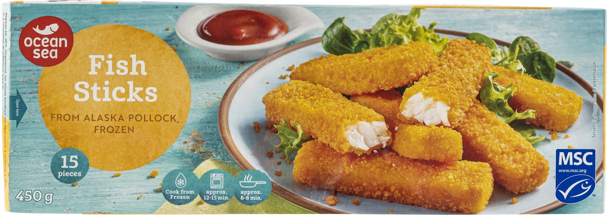 OCEAN SEA (LIDL) FISH STICKS test en review - Testaankoop gezond