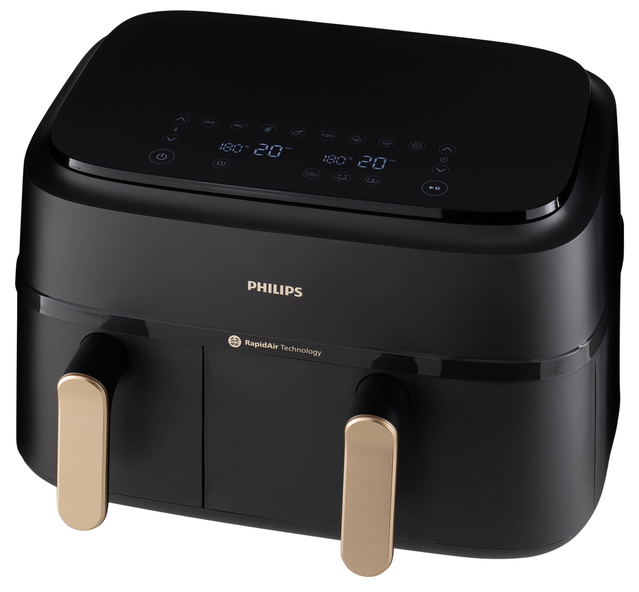 PHILIPS NA352/00 3000 SERIES DUAL BASKET AIRFRYER test en review ...