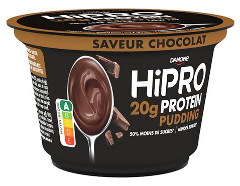DANONE HIPRO 20G PROTEIN PUDDING CHOCOLADE SMAAK gezondheidsscore ...