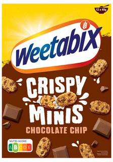 WEETABIX ONTBIJTGRANEN VAN VOLKOREN TARWE MET CHOCOLADE, VERRIJKT MET ...