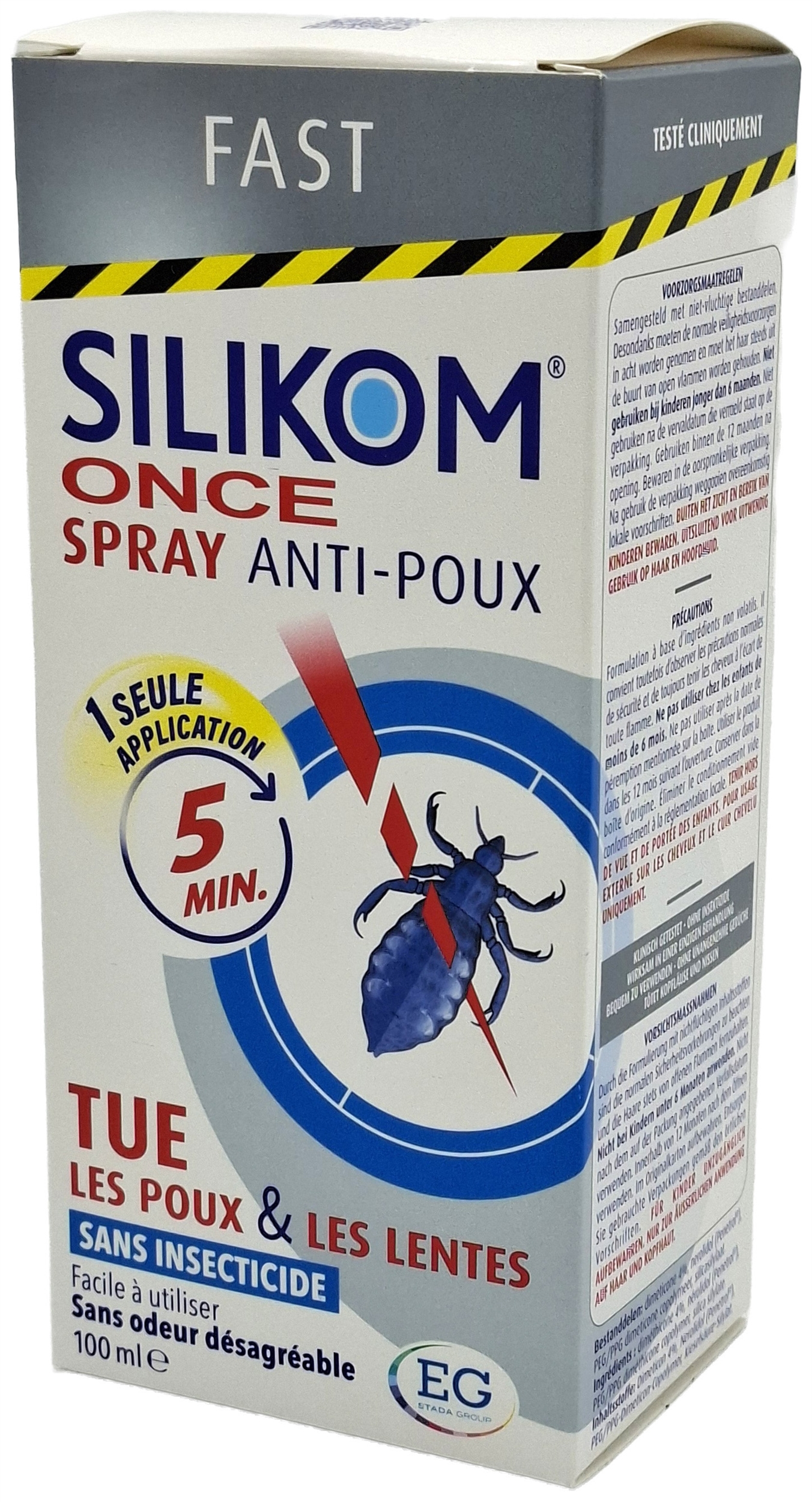 SILIKOM Once Spray anti-luizen 5 min test en review - Testaankoop gezond