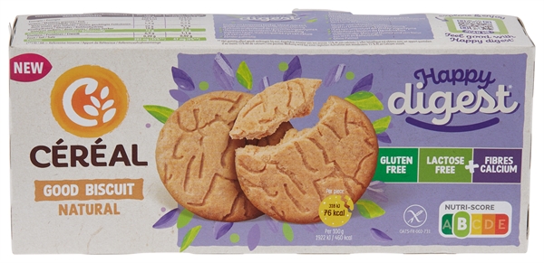 CÉRÉAL Happy Digest Good Biscuit Natural gezondheidsscore - Testaankoop ...