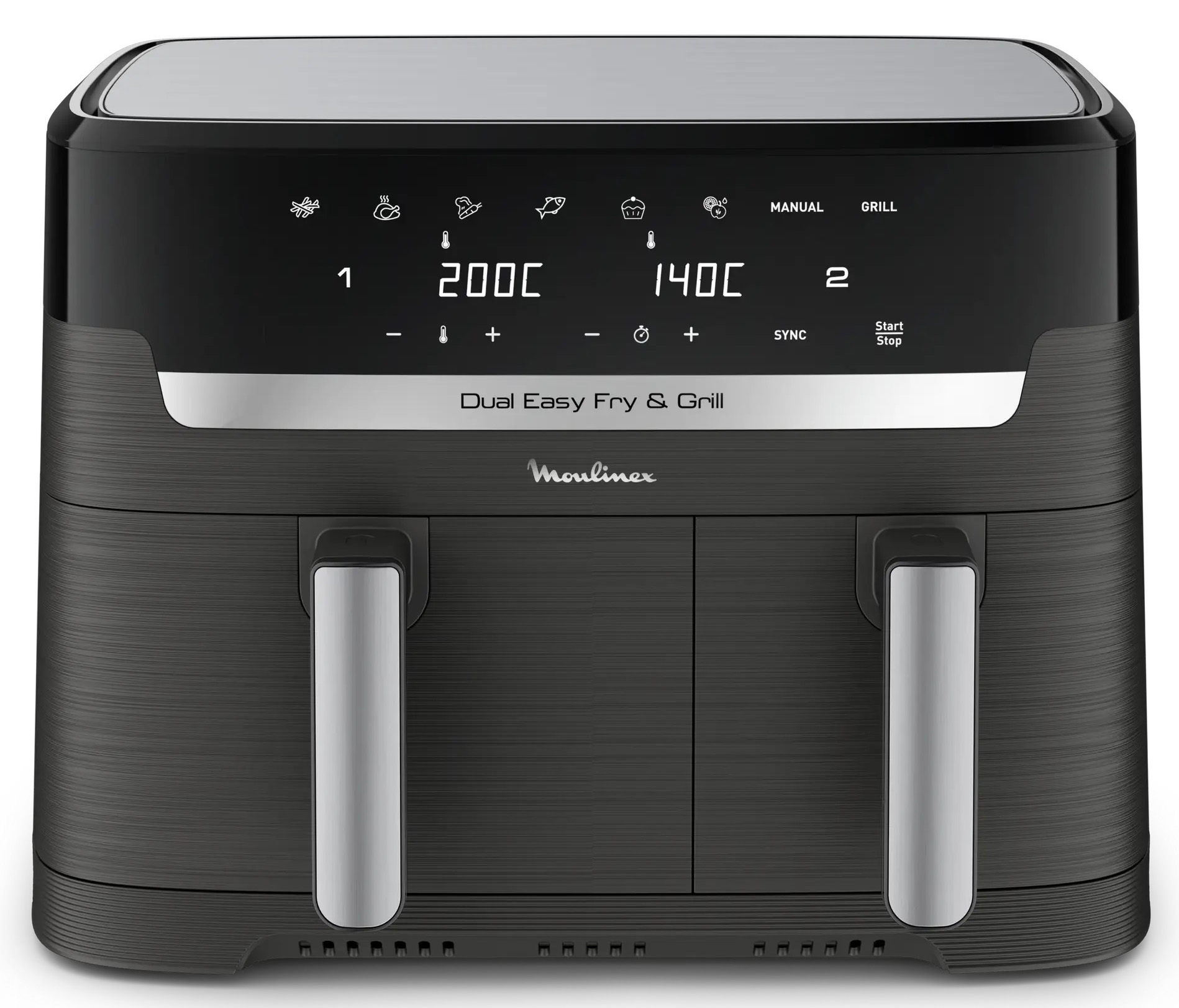 MOULINEX Easy Fry Dual Air Fryer & Grill EZ905B20 test en review ...