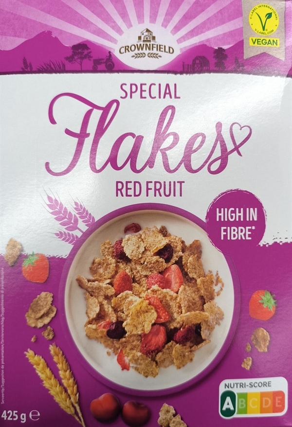 CROWNFIELD (LIDL) SPECIAL FLAKES RED FRUIT gezondheidsscore ...